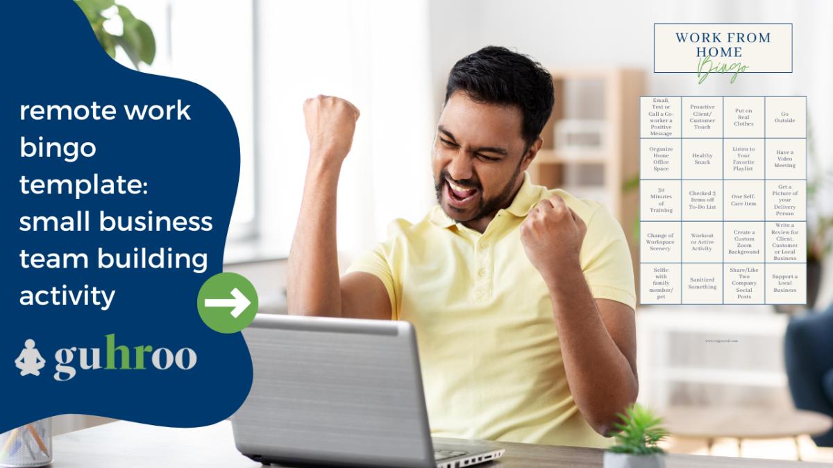 Fun Team Activity: Work From Home Bingo