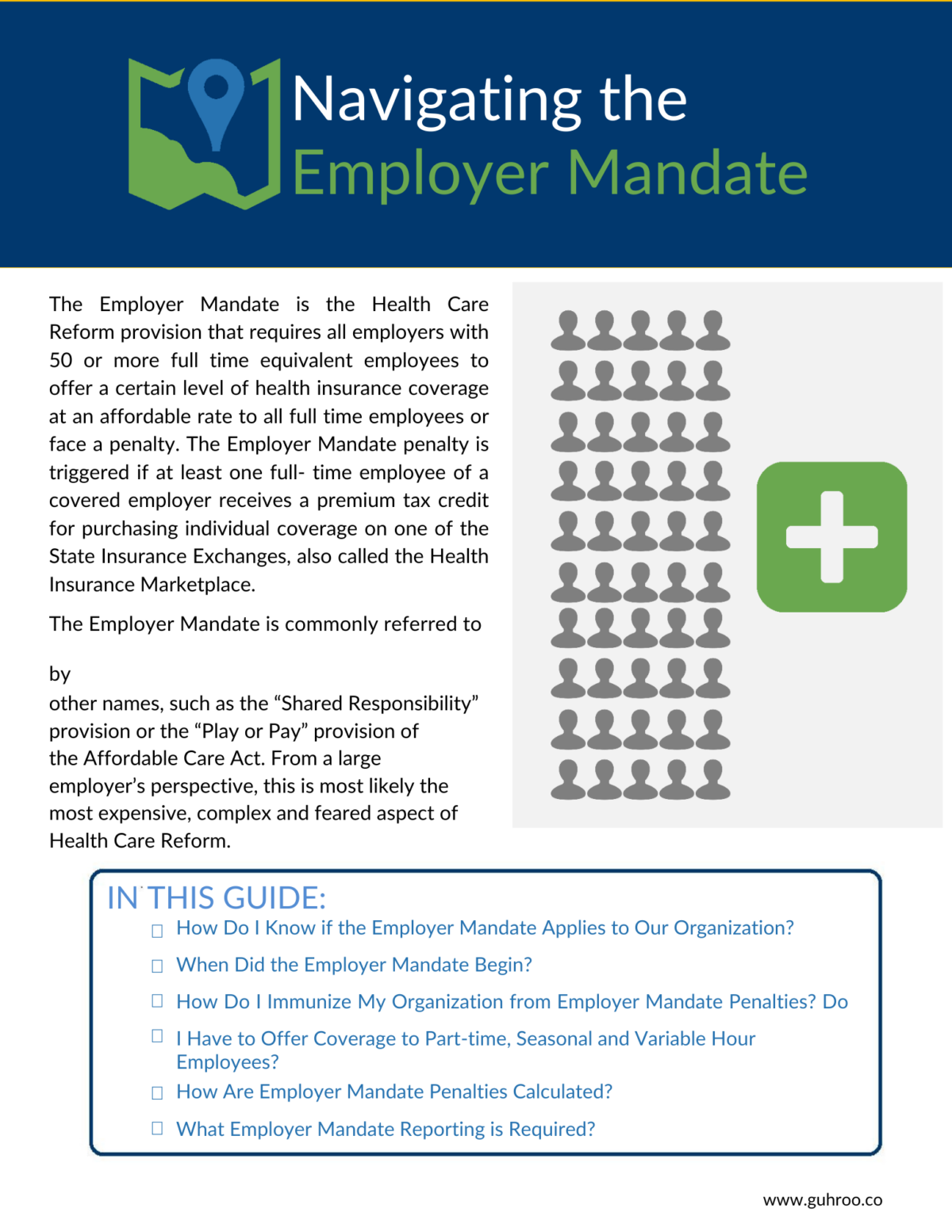 Navigating the Employer Mandate Guide | By ERG Payroll & Hr