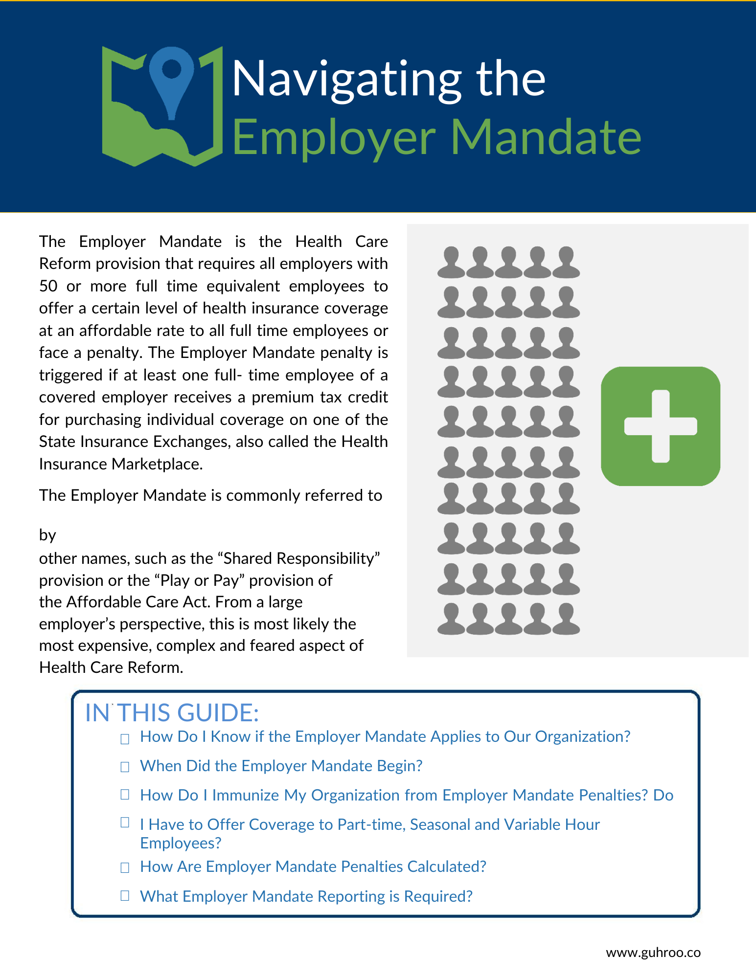 Navigating the Employer Mandate Guide | By ERG Payroll & Hr